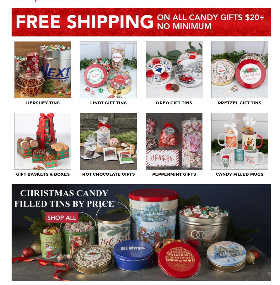 Candy Filled Tins – Just Candy