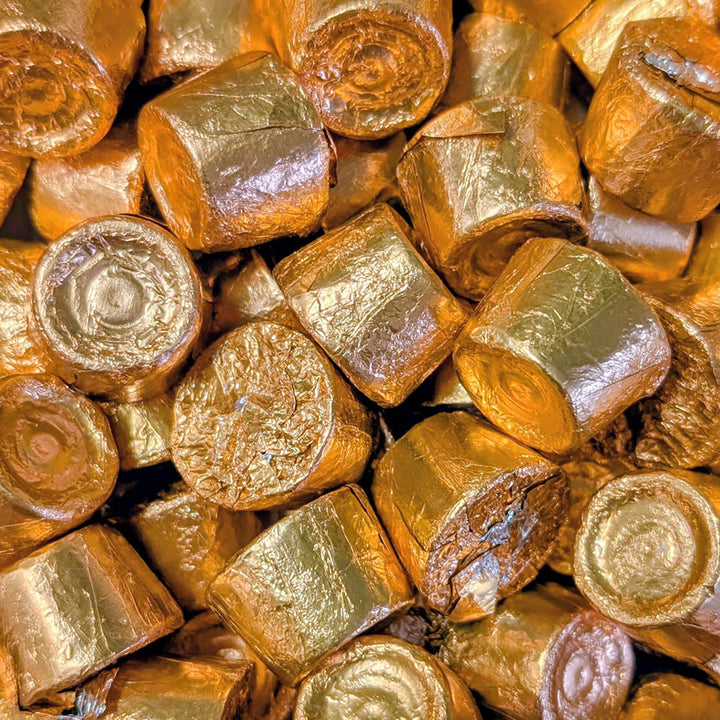 Shop Gold Candy Online - Bulk Gold Wrapped Chocolate | Just Candy