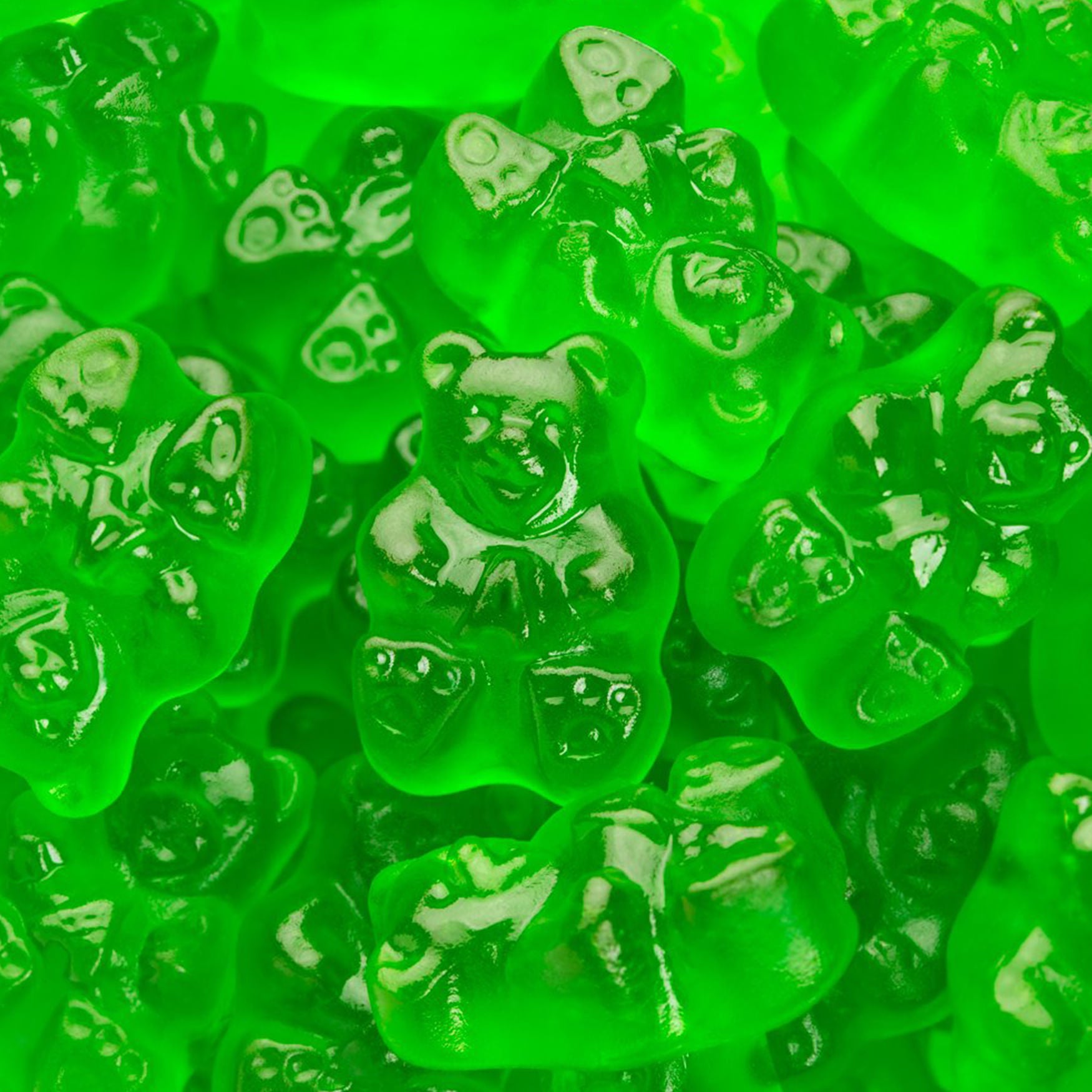 Green Gummi Bears – Just Candy
