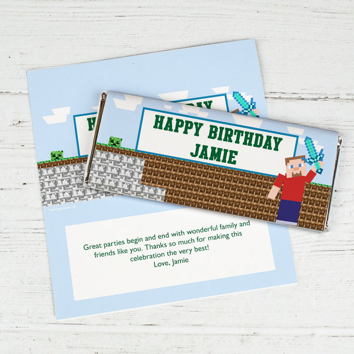 Birthday Craft Personalized Hershey's Chocolate Bar Wrappers – Just Candy