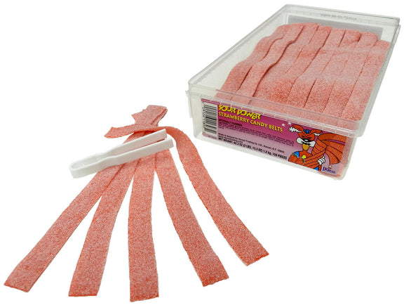 Strawberry Sour Belts Red - 150ct – Just Candy