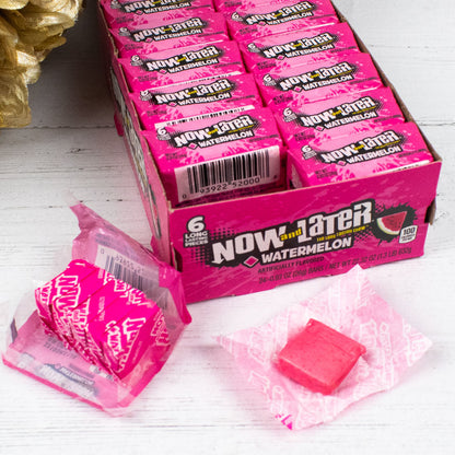 Now and Later Chewy Watermelon - 24ct Box – Just Candy