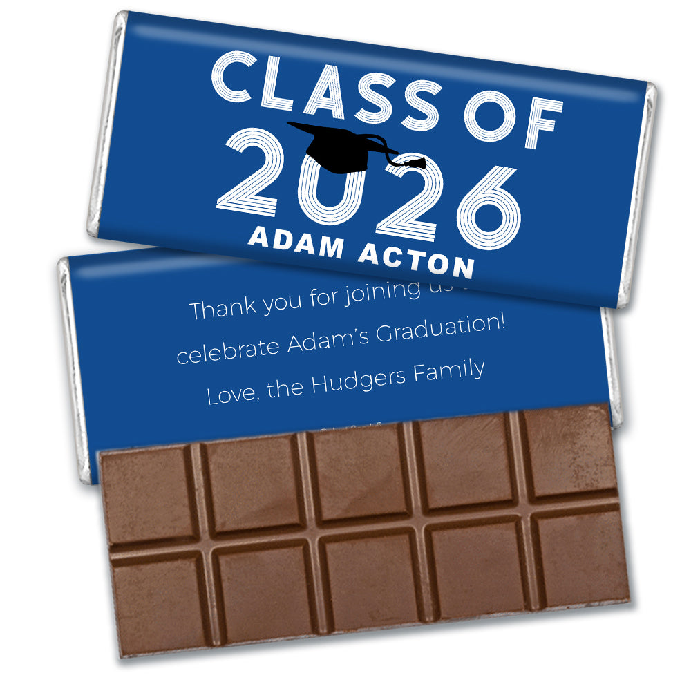 Personalized Graduation Grad Cap Hershey's Milk Chocolate Bar – Just Candy